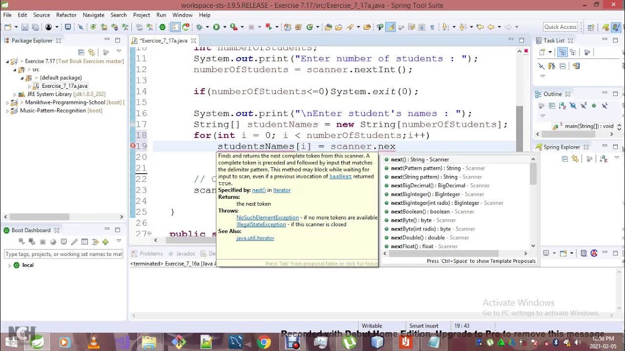 Introduction To Java Programming Exercise 7 17a - YouTube