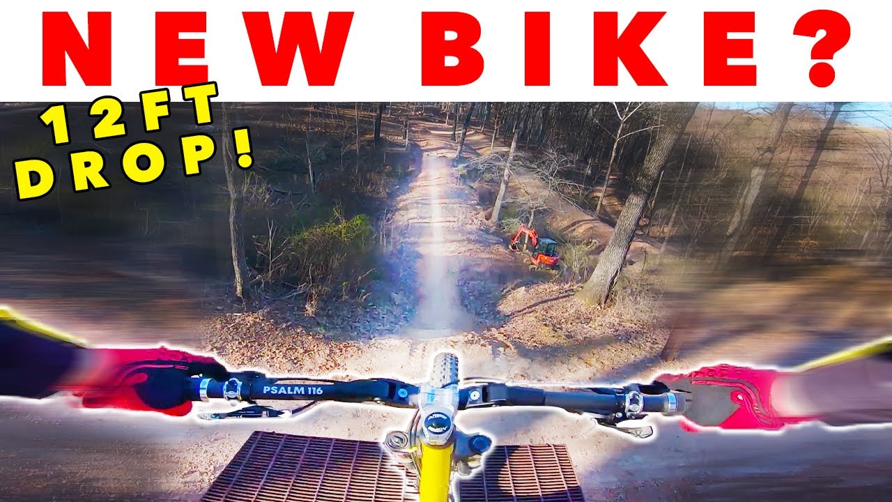 12FT DROP! On Mystery Bike? CEASE & DESIST BENTONVILLE - YouTube