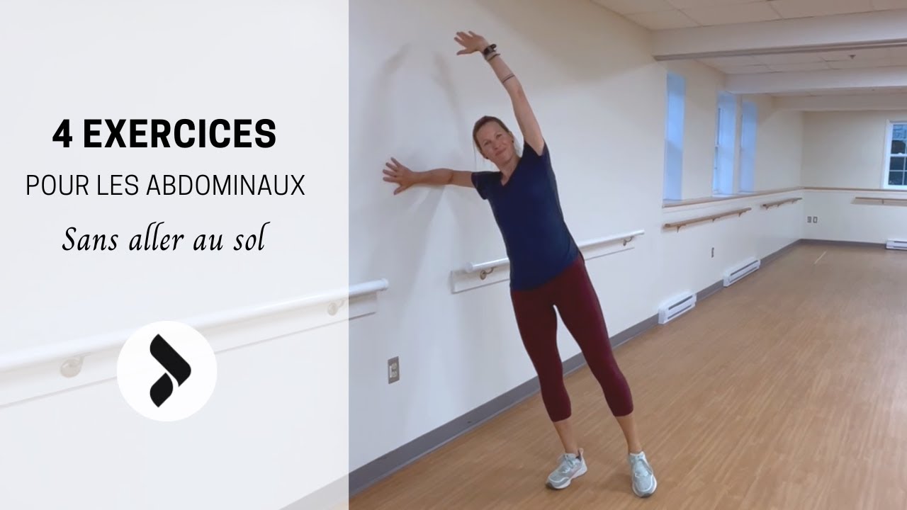 4 exercices debout pour muscler les abdominaux - YouTube