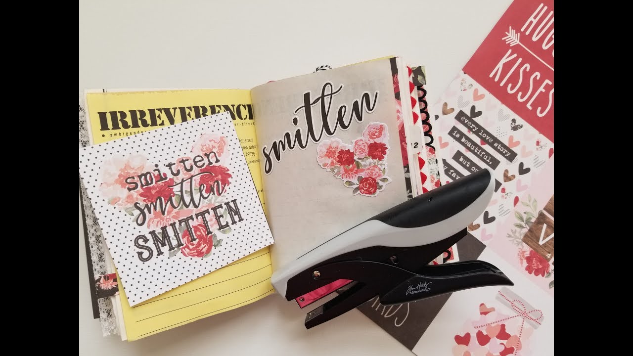 Flip Junk Journal Part 9: Embellishments - YouTube