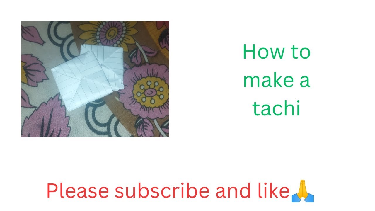 how to make a tachi? you have no idea💡? see 👀this video and make it ...