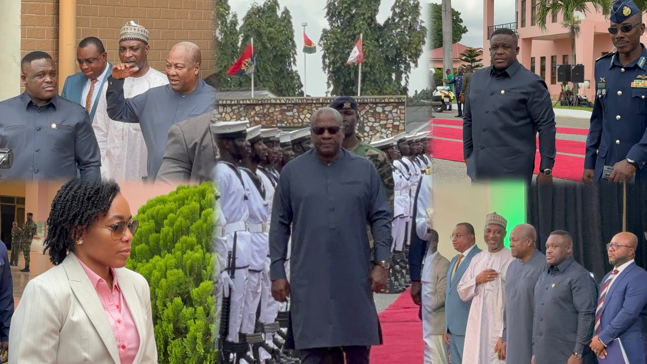Prez Mahama, Sam George & Zenator Rawlings Make Elegant Arrival at ...