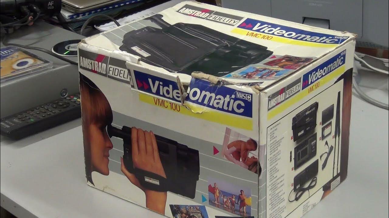 Amstrad Videomatic VMC100 VHS-C camcorder show & tell - YouTube