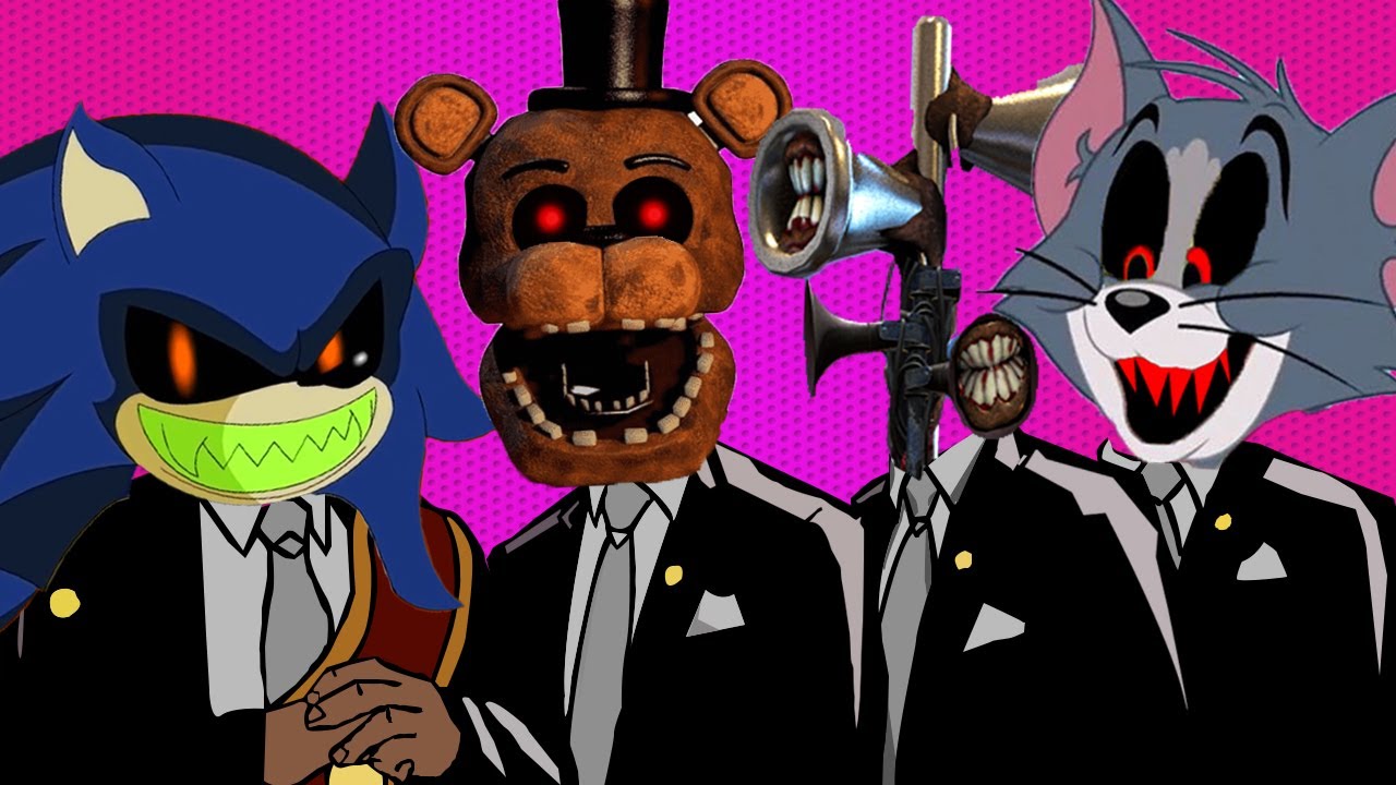 FNAF.EXE & Siren Head.EXE & Sonic.EXE & Tom and Jerry.EXE | Coffin ...