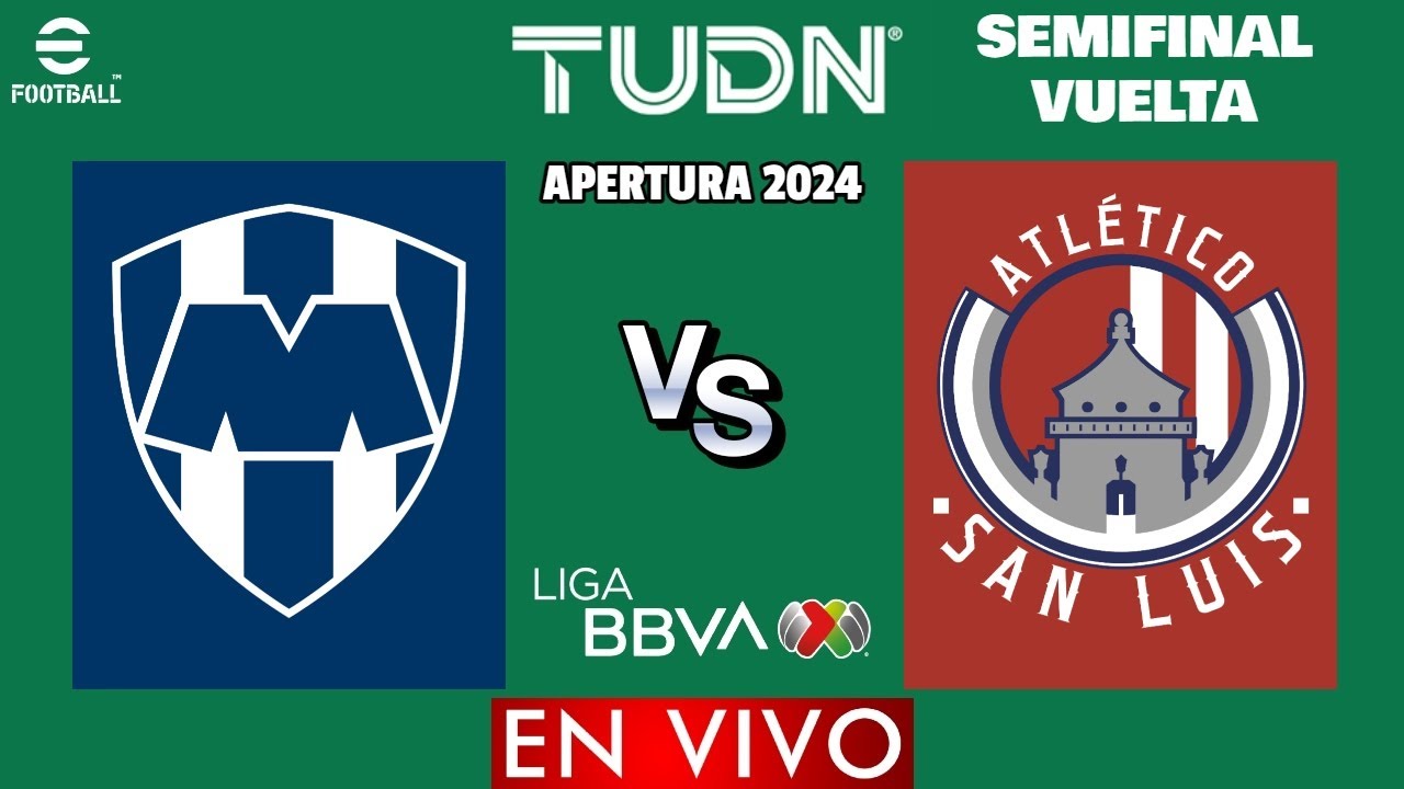 Rayados vs San Luis EN VIVO | Semifinal Liga MX Apertura 2024 - YouTube