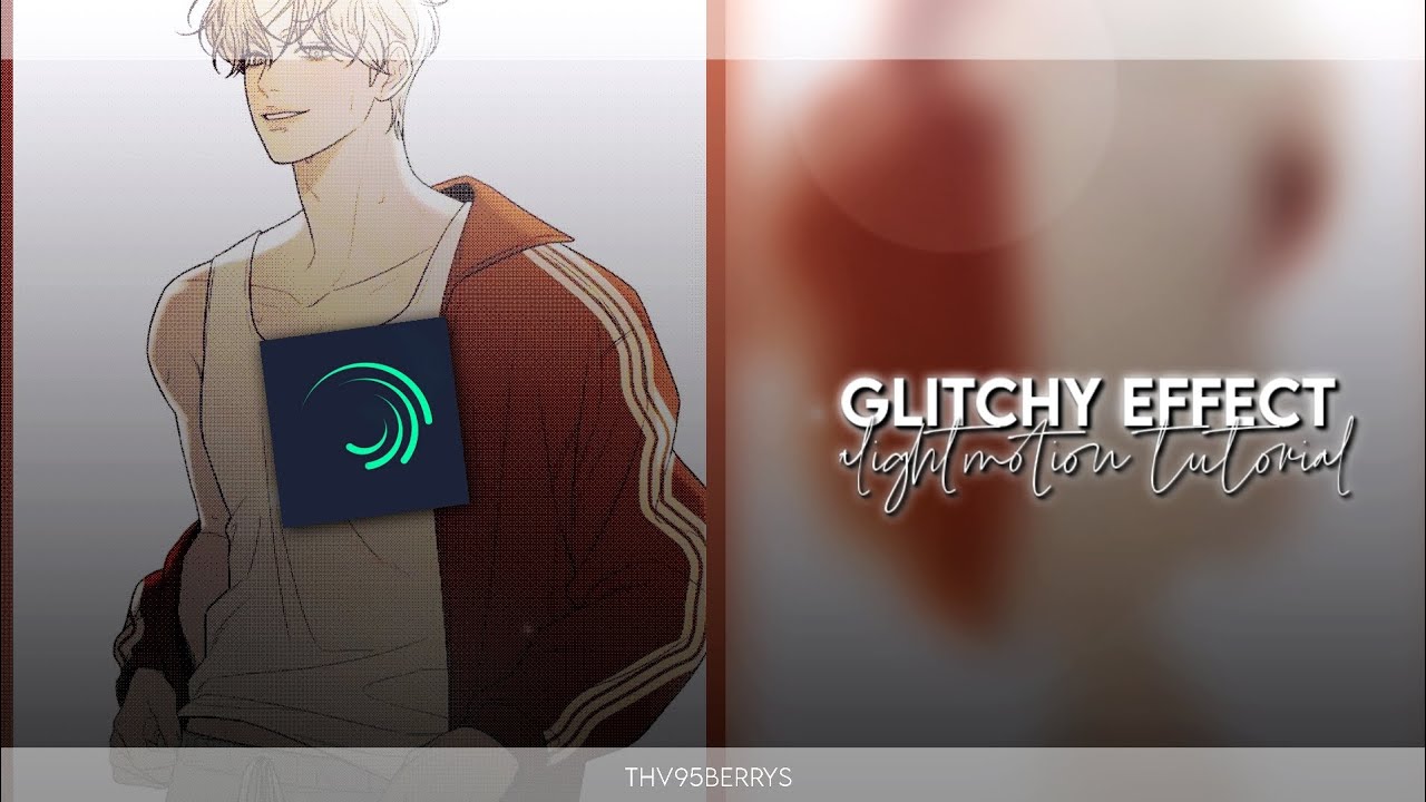 glitchy effect alightmotion tutorial - YouTube