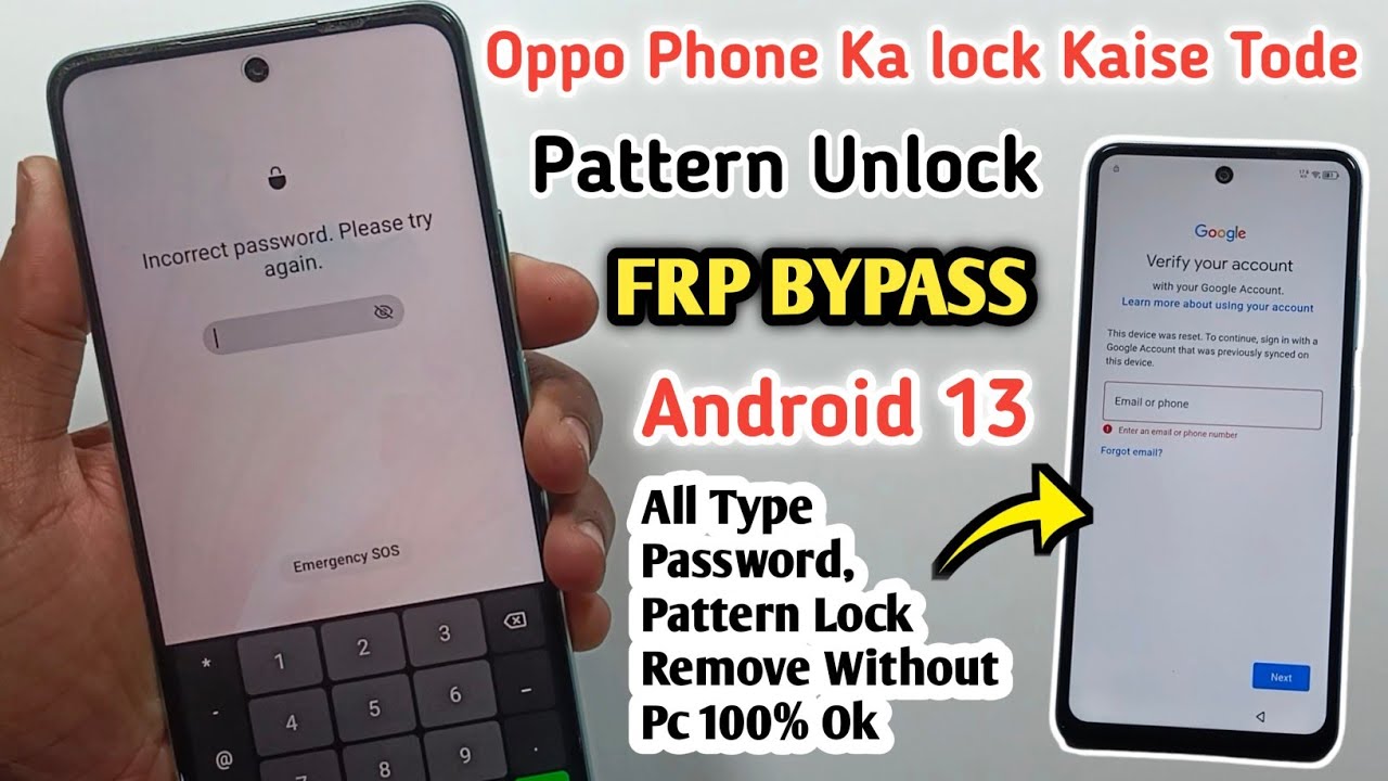 How To Unlock Oppo Phone If Forgot Password | Oppo Frp Bypass Android ...