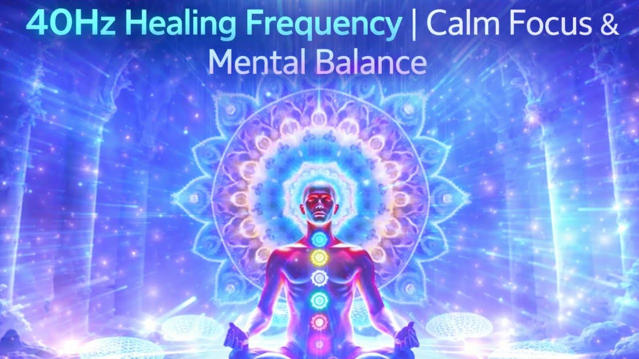 40Hz Healing Frequency | Calm Focus & Mental Balance - YouTube