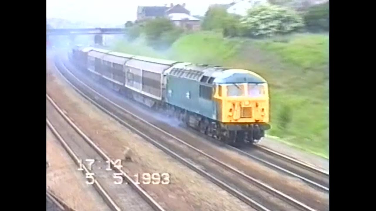 Trains at Treeton Junction, Sheffield 1993 - YouTube