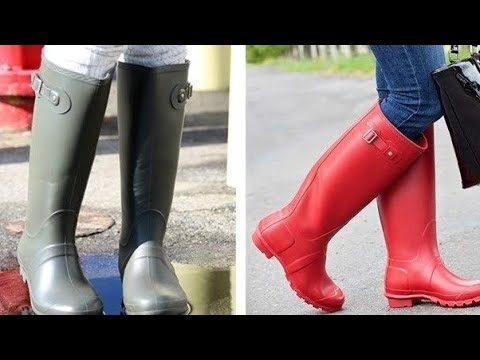 Beautiful rubber boots |Knee high