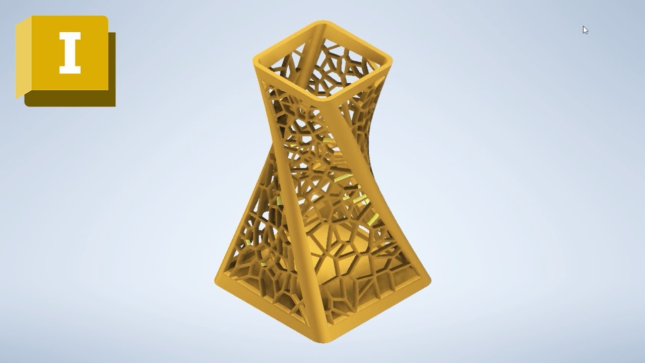 3D Voronoi Studio for Autodesk® Inventor® - Voronoi Vase Tutorial 2 ...
