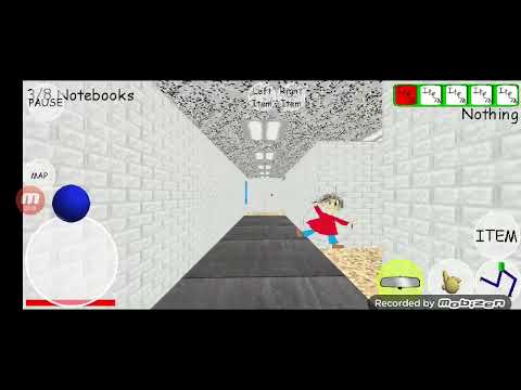 playing baldi's basics full game public demo on mobile - YouTube