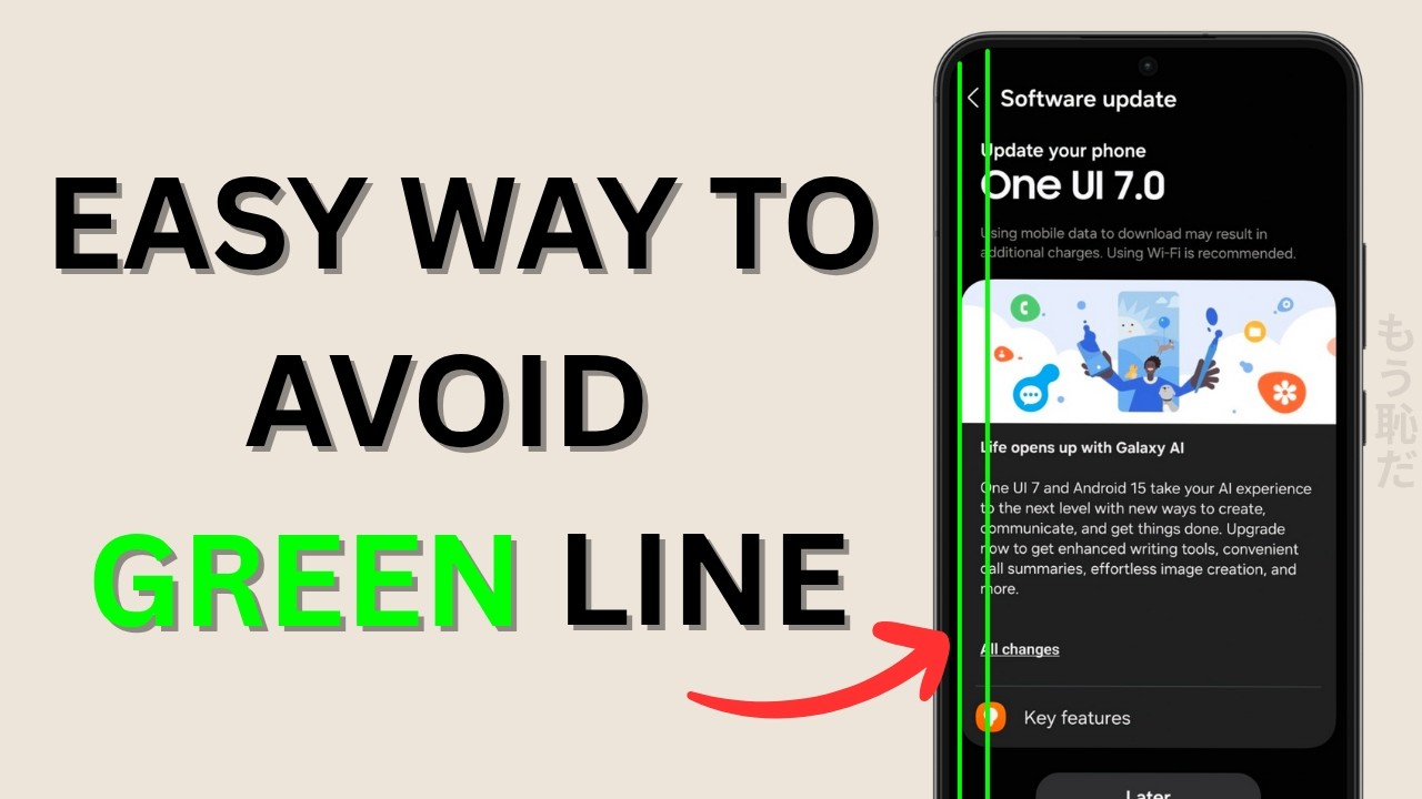 How To Fix the Green Line Issue On Samsung Phones - YouTube