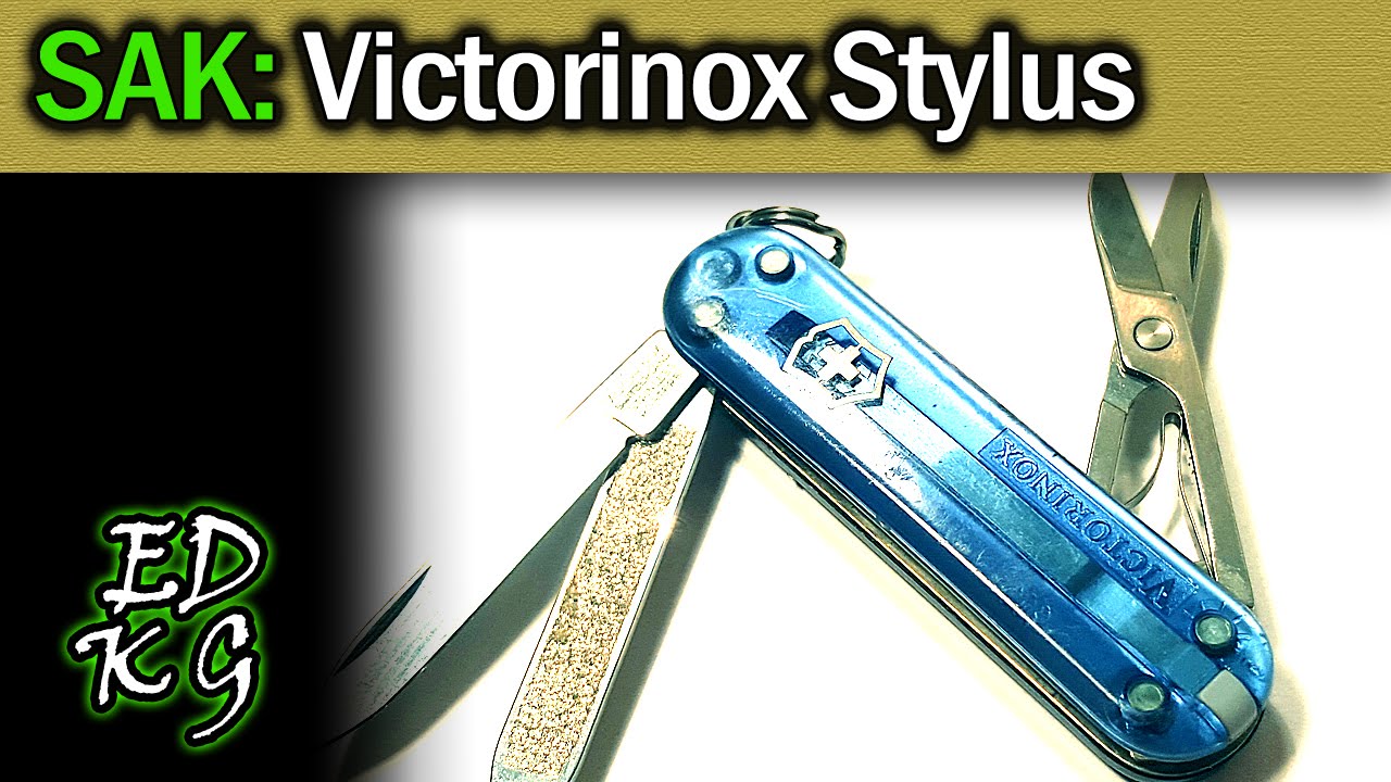 SAK: Victorinox Stylus (Swiss Army Knife Classic size) - YouTube