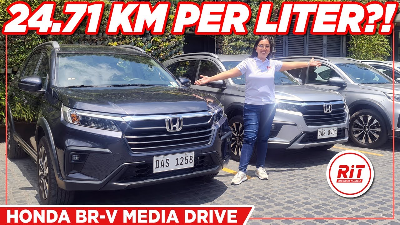 Honda BR V Media Drive | Matipid sa gas? | RiT Riding in Tandem - YouTube