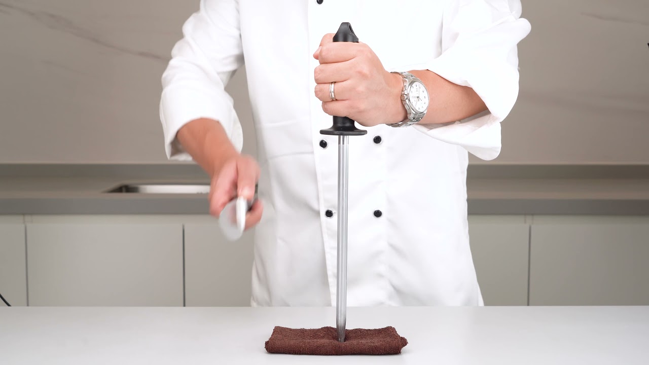 SHARPAL 117N Sharpening Steel Rod Knife Sharpener - YouTube