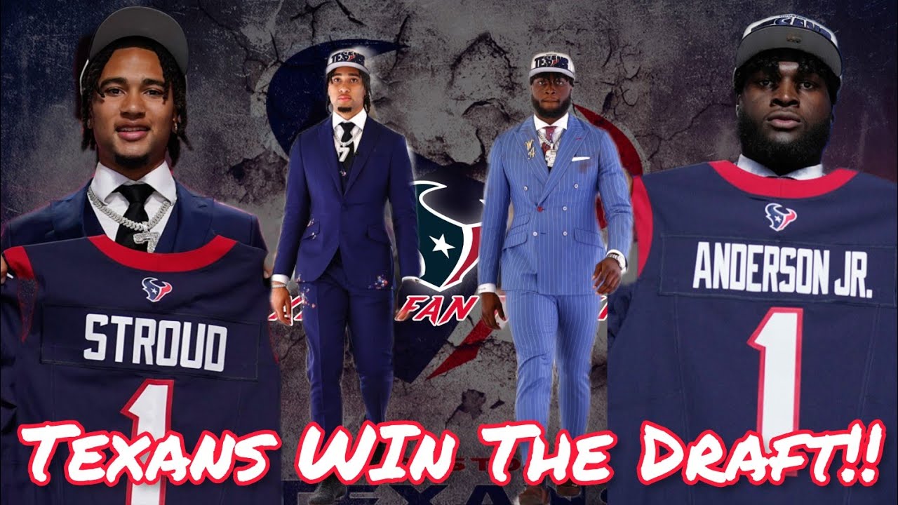 The Houston Texans Just Won The NFL Draft!!! | Texans Draft Recap: Day ...