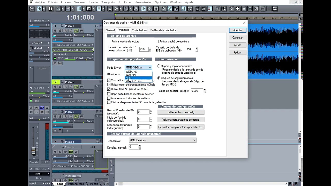 Cakewalk Sonar 8 Tutorial Configuracion de Audio Parte 2 - YouTube