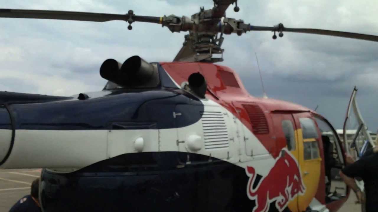 Red Bull Helicopter walk around - YouTube
