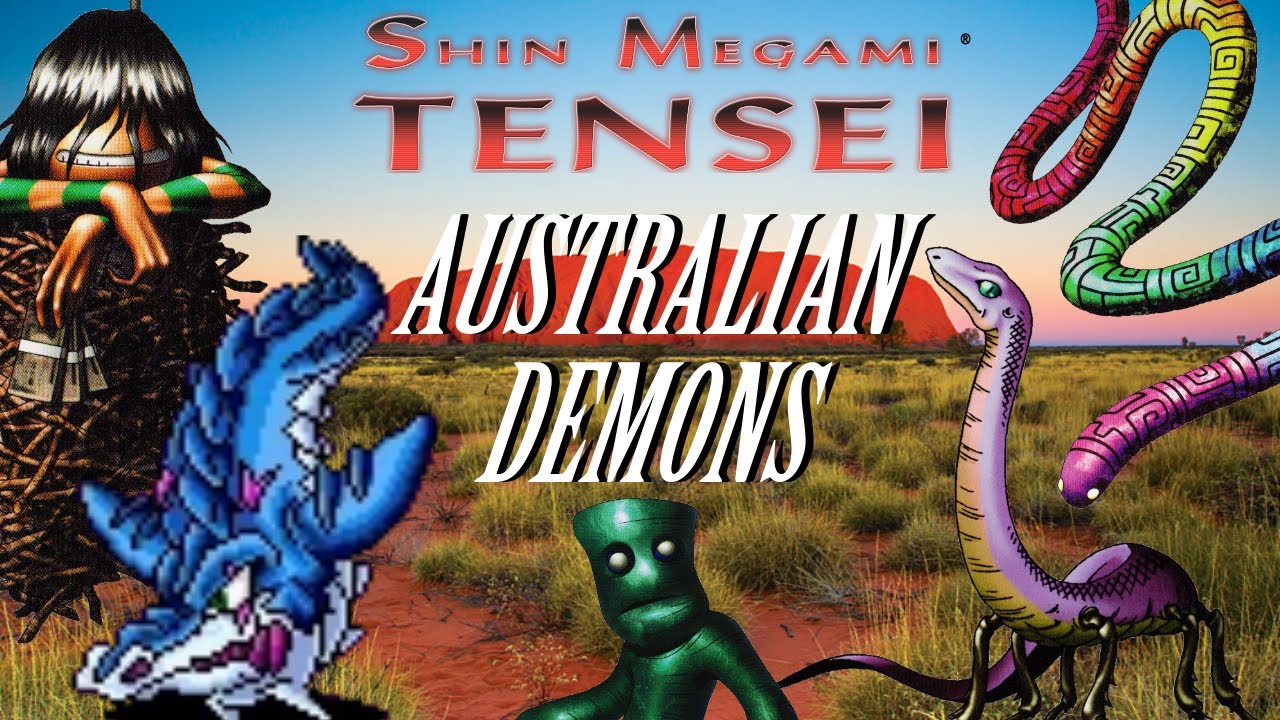 All Australian Shin Megami Tensei Demons - YouTube