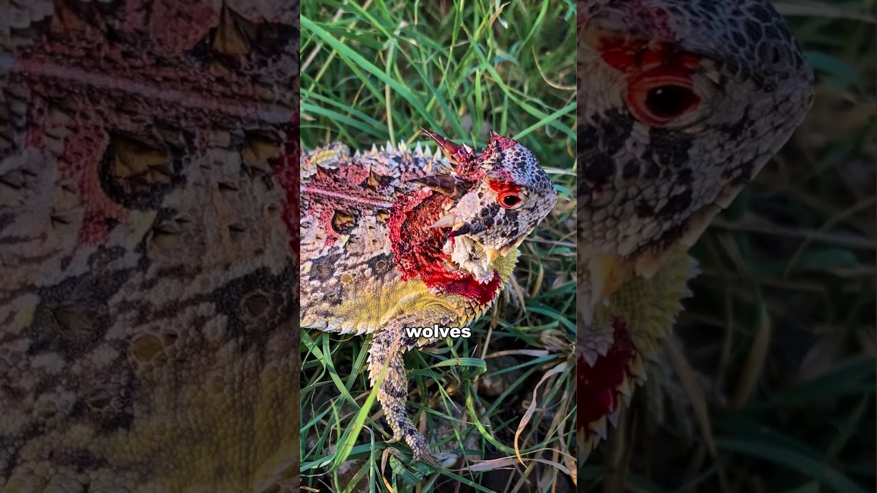 This Lizard Squirts Blood From It's Eyes - YouTube