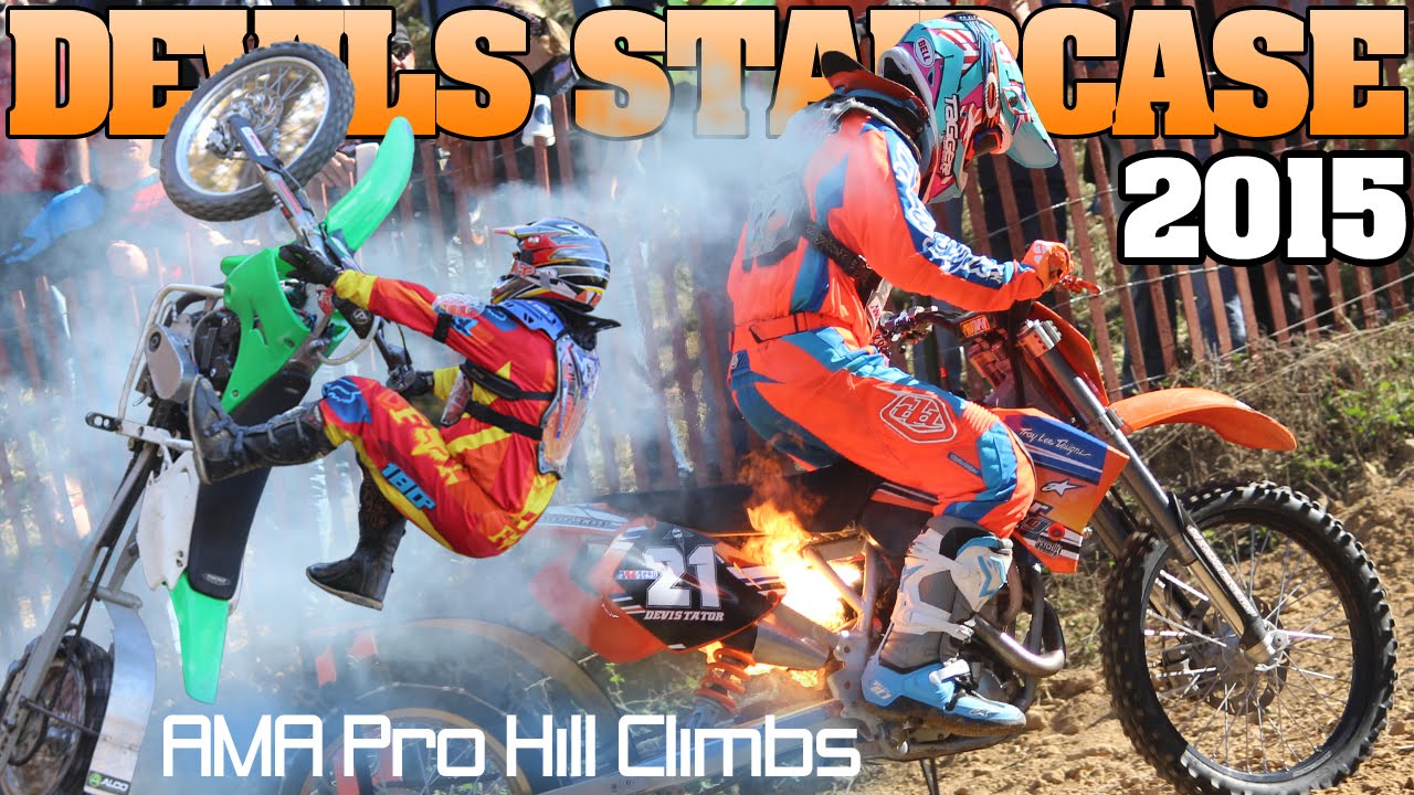 Devils Staircase Motorcycle AMA Pro hill climb Finals 2015 - YouTube