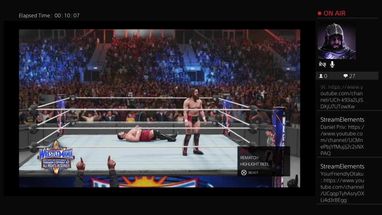 WWE 2K19 - Daniel Bryan '13 vs. Samoa Joe (WrestleMania 33) - YouTube