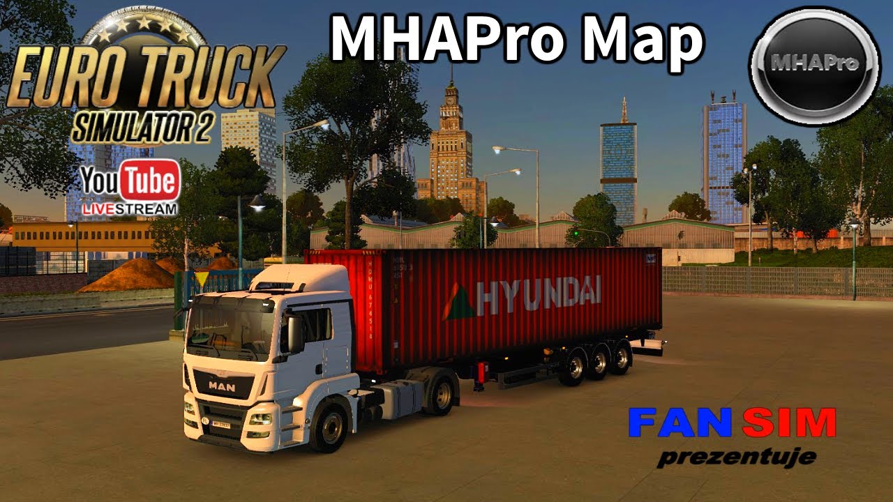 Euro Truck Simulator 2 - MHAPro Map 1.27 - Alternatywa dla Promods ...