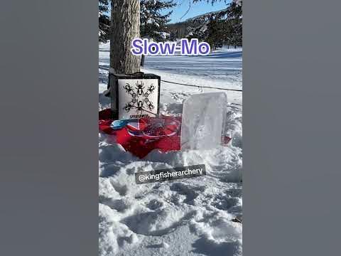#arrowproof Arrow vs. Ice Slab (short version) - YouTube