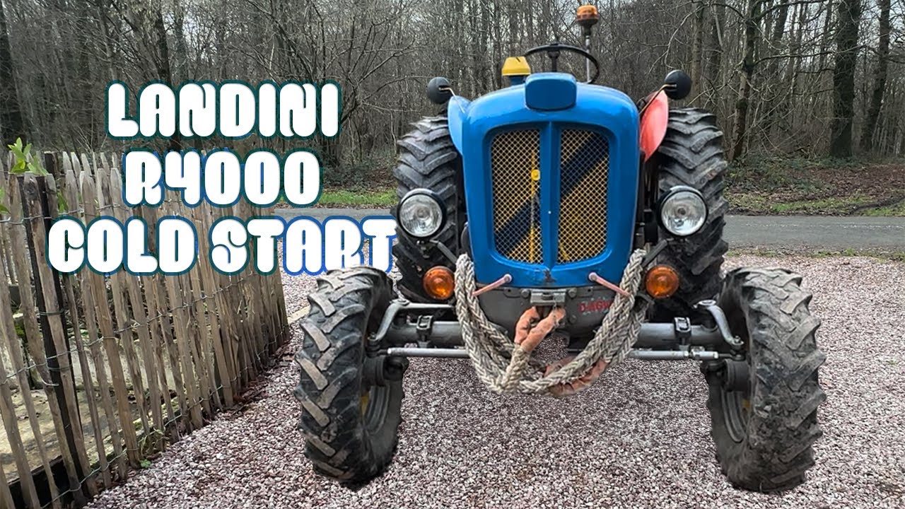 Landini R4000 Cold Start - YouTube