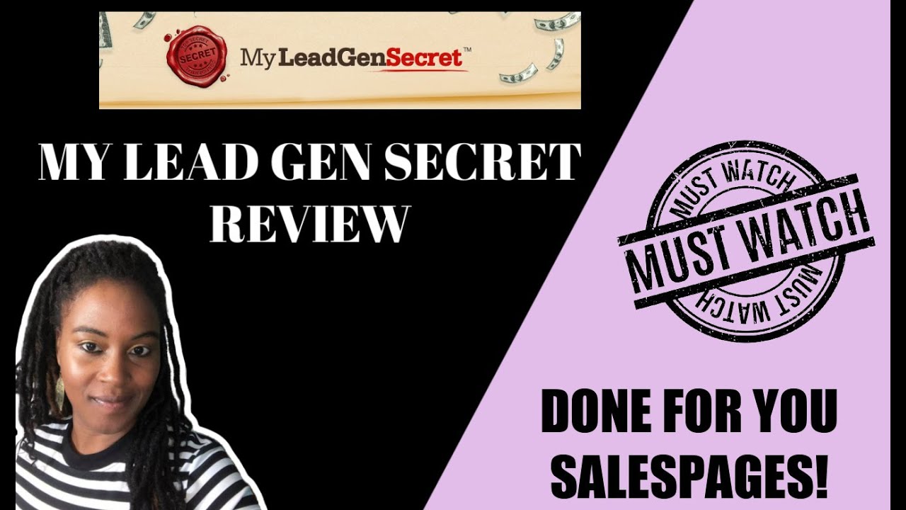 MyLeadGenSecret Review 2023 | My Lead Gen Secret Pages For You To Promote to Your List - YouTube
