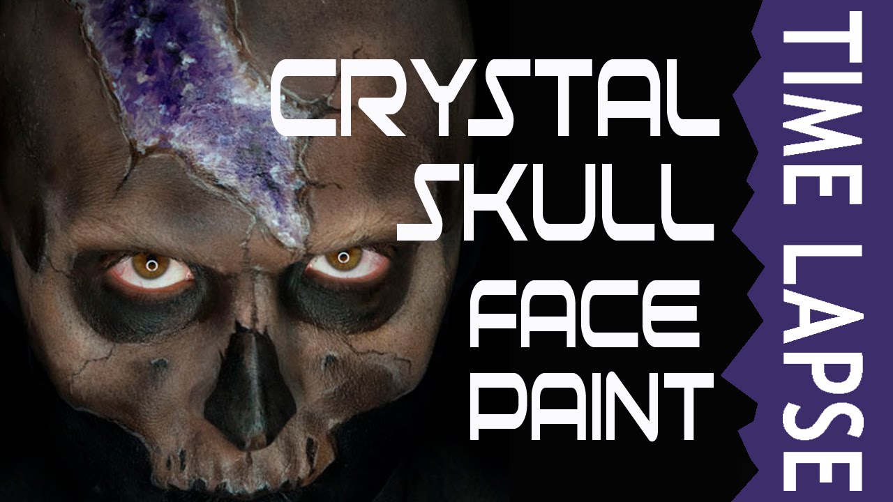 Crystal Skull | Illusion Face Paint | Time Lapse - YouTube