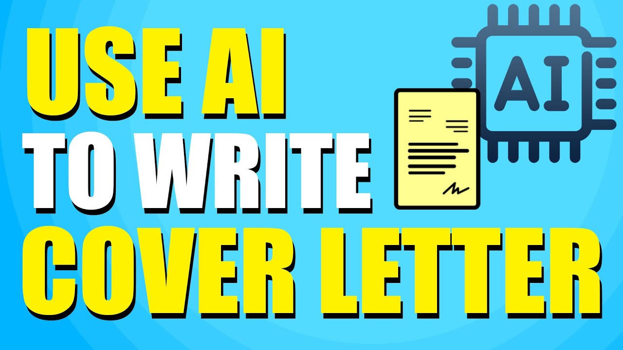 How To Use AI To Write Cover Letter (Step-by-Step Guide) - YouTube