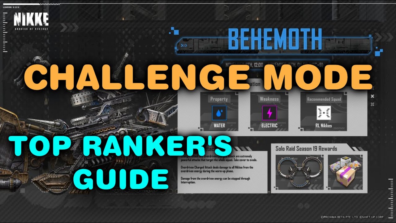 Behemoth BOSS GUIDE | Normal & Challenge Mode | Solo Raid | SR #19 ...