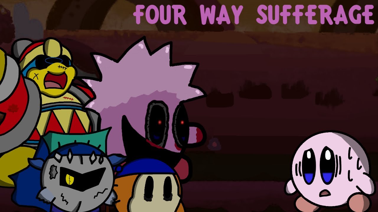 Four Way Sufferage | Four Way Fracture Kirby Mix | FNF COVER - YouTube