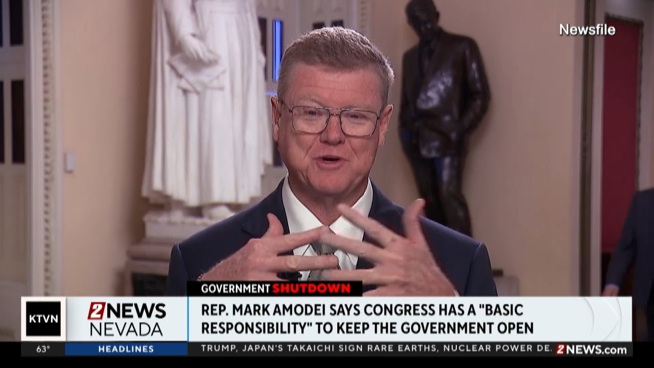 Congressman Mark Amodei weigns in on shutdown - YouTube