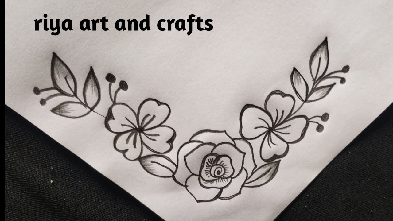 Pencil Border design😀 for project 😀|| Border design 😀|| corner design ...