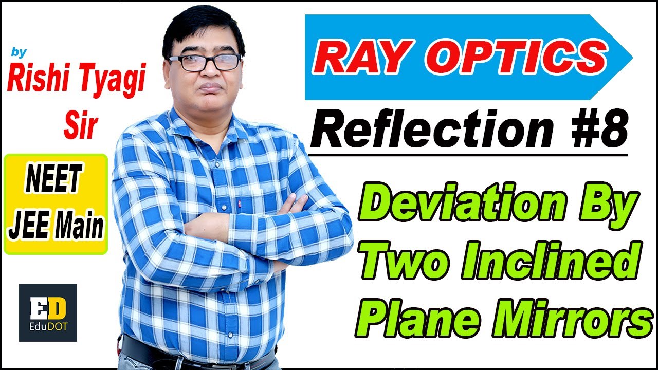 Ray Optics | Reflection #8 | Deviation By Two Inclined Plane Mirror ...