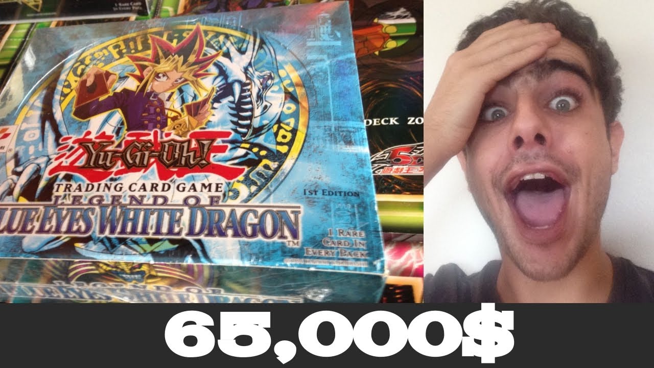 WE GOT A 1st Edition Legend of Blue Eyes White Dragon Booster Box ...