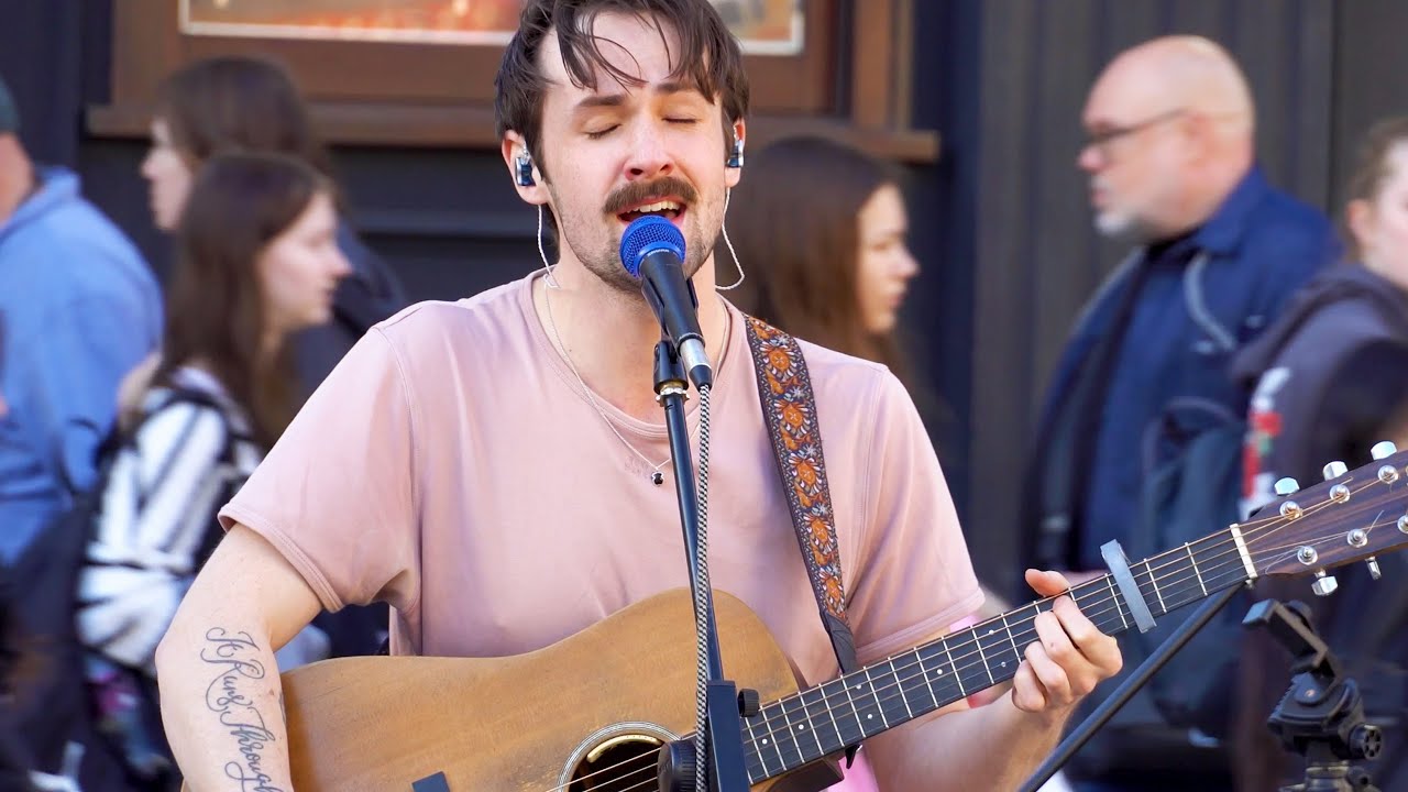 Don McLean ‘American Pie' by Atticus Blue in Leicester Square, London ...