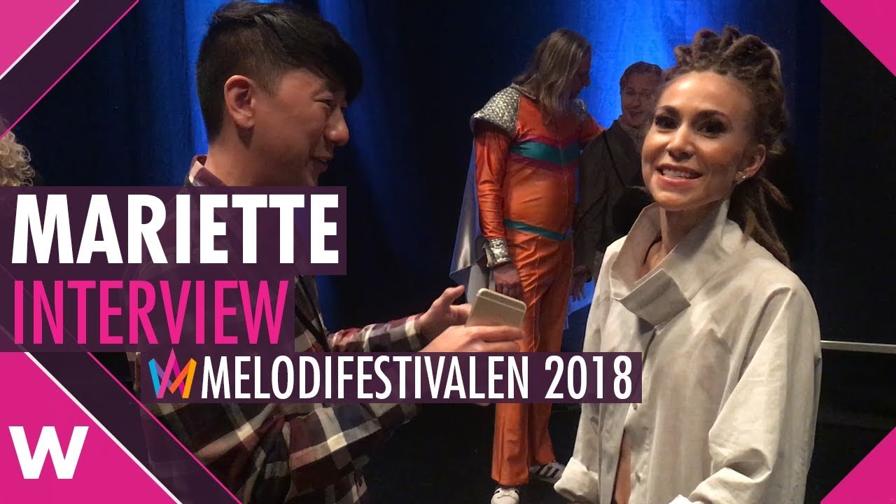 Melodifestivalen 2018: Mariette says "For You" is groovy pop (INTERVIEW ...