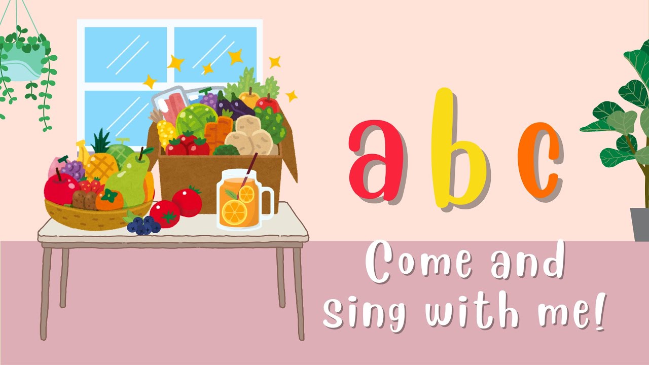 ABC Song for Kids with Fruits and Vegetables Series | Phonics song ...