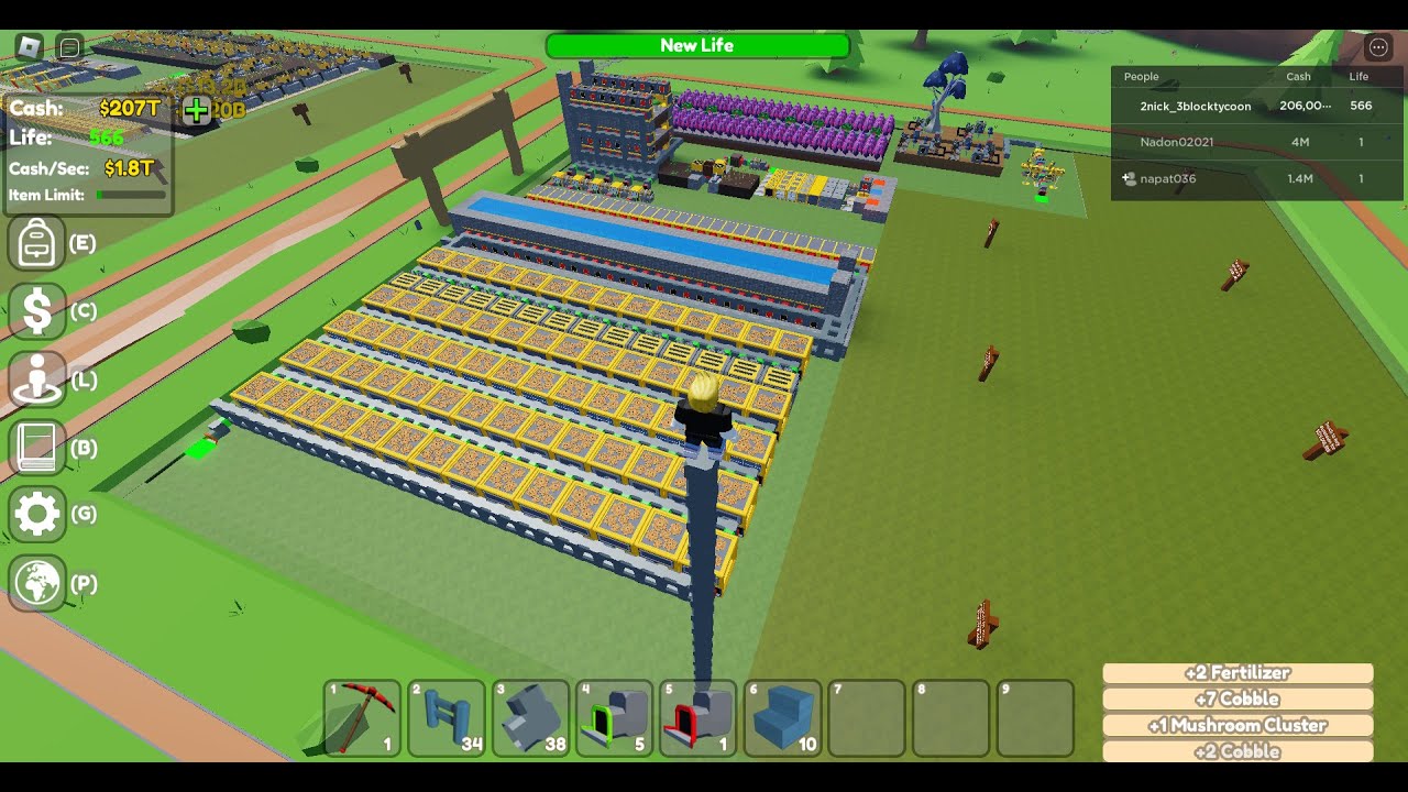 FunzPlayz! - Multi (Farm)! [Life:566] #1 in Roblox : Block Tycoon ⛏️ ...