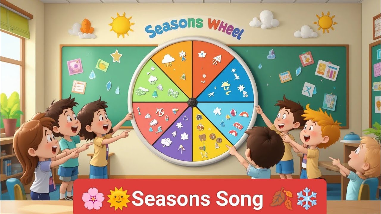 Seasons Song | The Four Seasons Song | Fun Kids Song About Spring ...