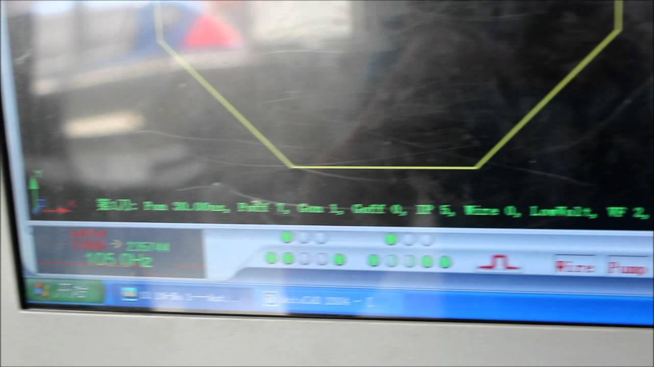 wire cut EDM accuracy test HD.wmv - YouTube