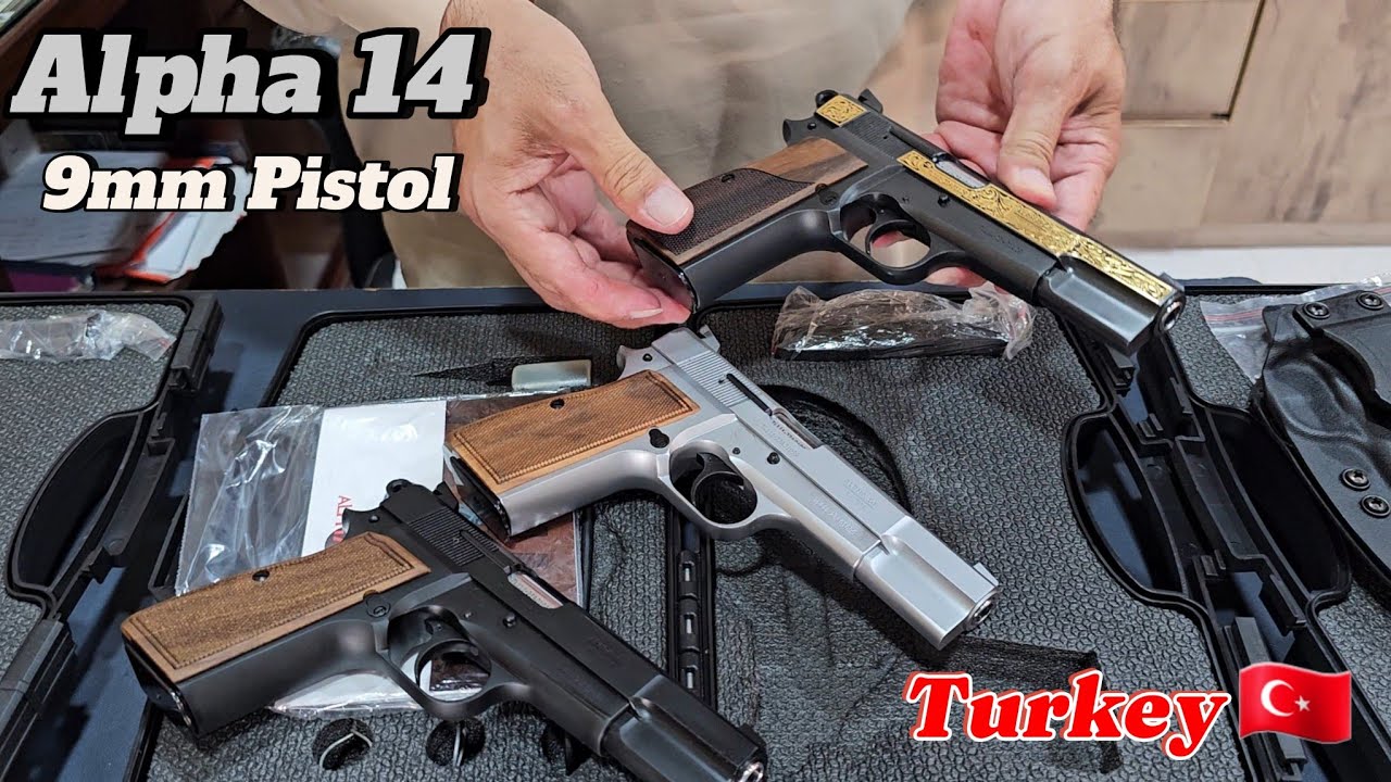 9mm Alpha 14 Pistol Unboxing and Review. #9mmpistol #alpha14 - YouTube