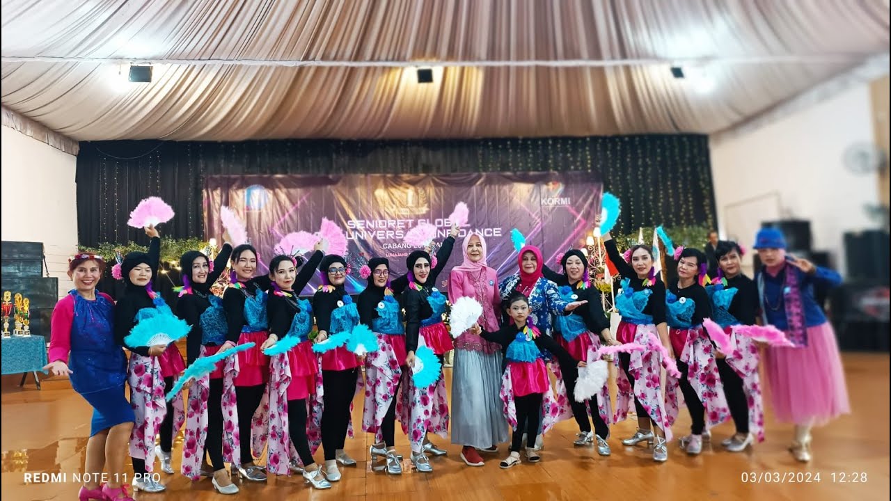 UNIVERSAL LINE DANCE - Sanggar UNGU # Lagu : KALA CINTA MENGGODA ...