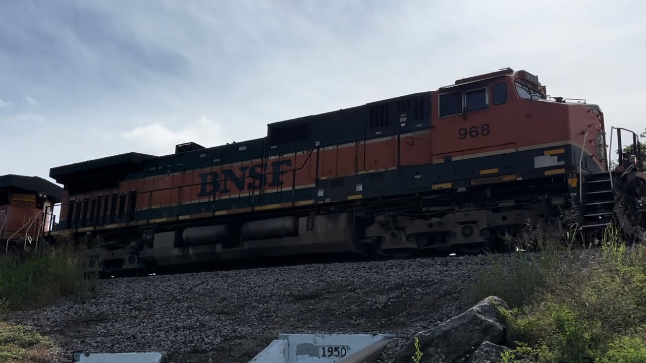BNSF 968, BNSF 6584 - Carrollton, TX (May 31, 2024) - YouTube