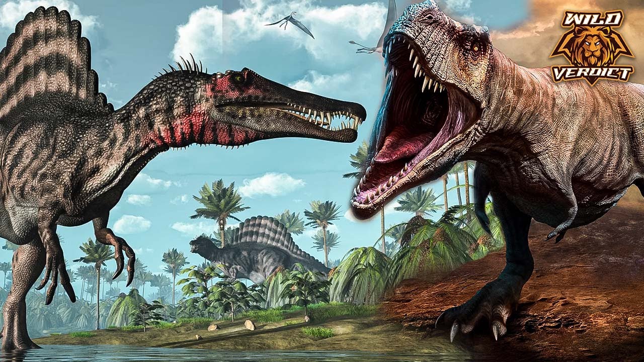 T- Rex Vs Spinosaurus - - The Ultimate Fight (2023) - YouTube