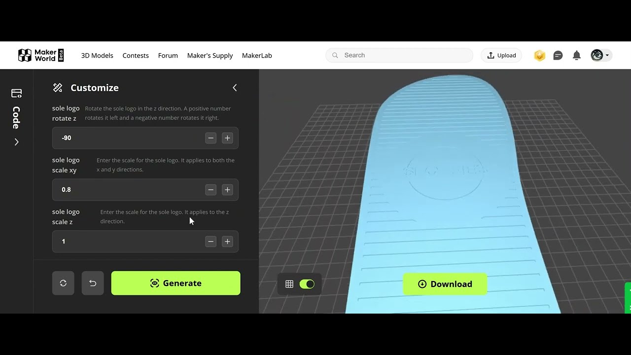 Sloffies - parametric slides walkthrough - YouTube